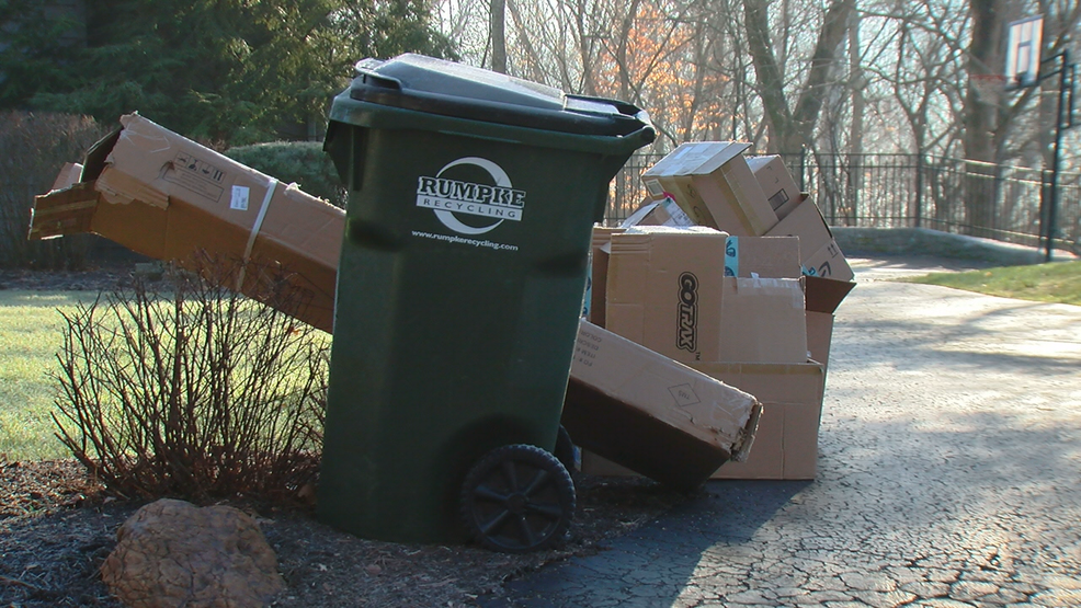 Putting wrong items into recycling bins can get you on the naughty list ...