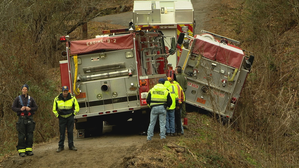 Neighbors, fire trucks still stuck after bridge collapse on Monday | WLOS