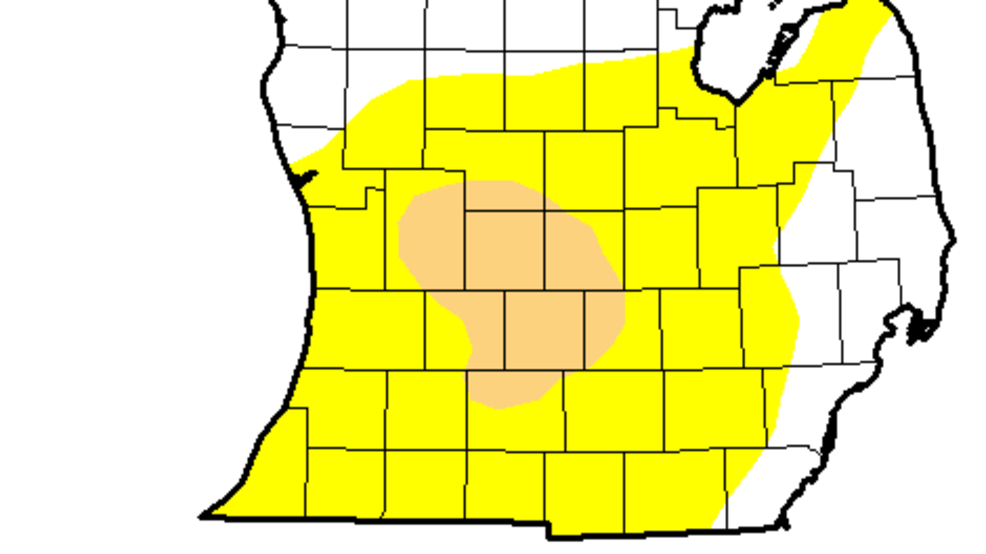 U.S. Drought Monitor highlights West Michigan as one of the dryer areas ...