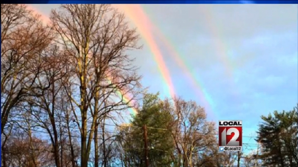 Rare sight as woman captures quadruple rainbow on camera | WKRC