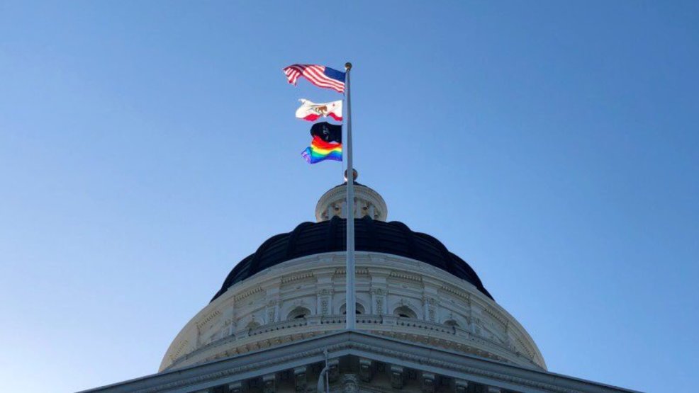 California Capitol flies Gay Pride Flag for the first time in history ...